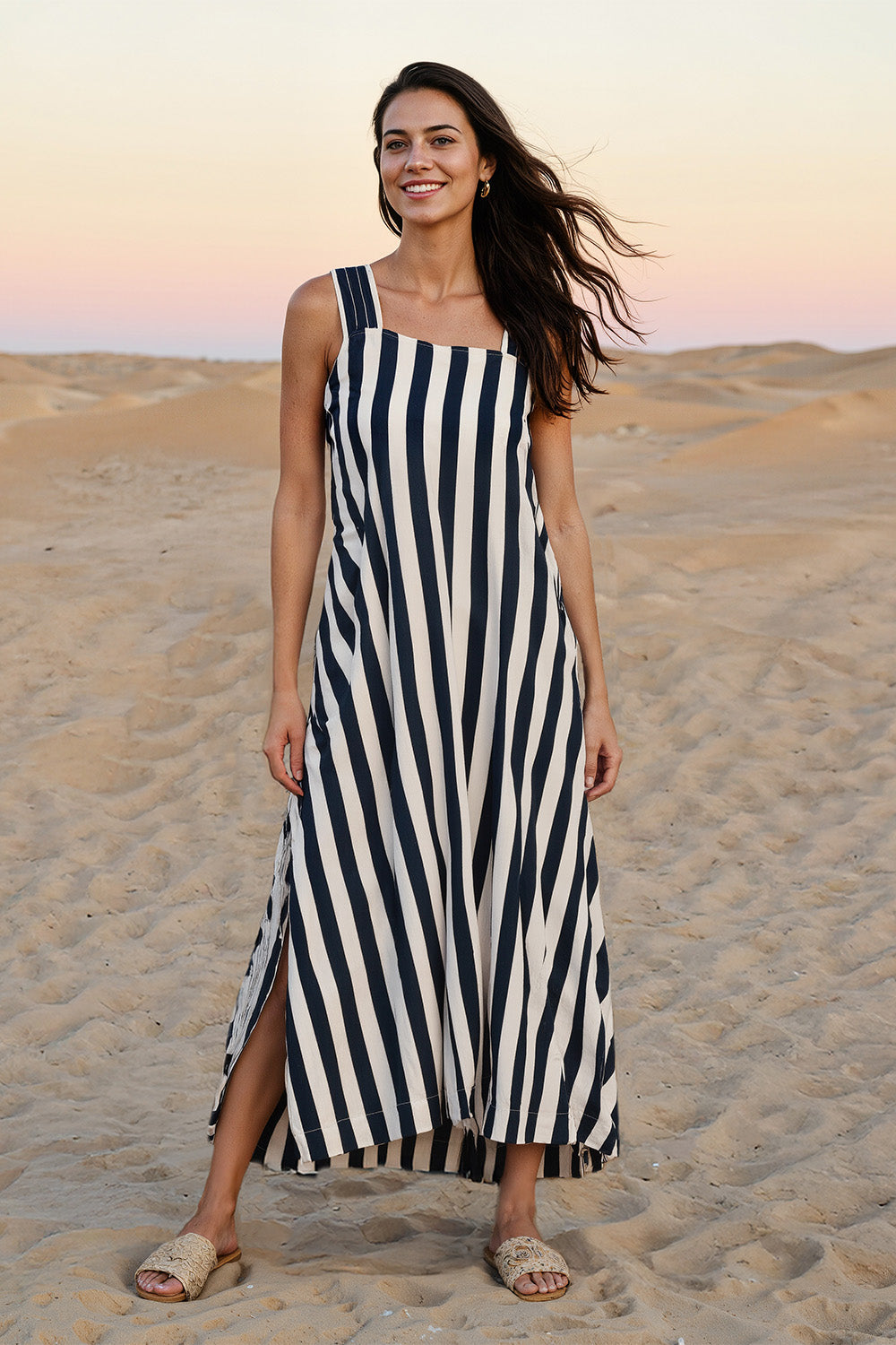 Bec Sundress in Voyager | Adrift Clothing