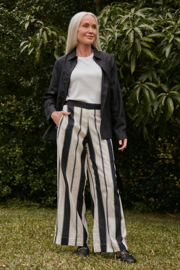 Camille Wide Leg Pant in Shibuya