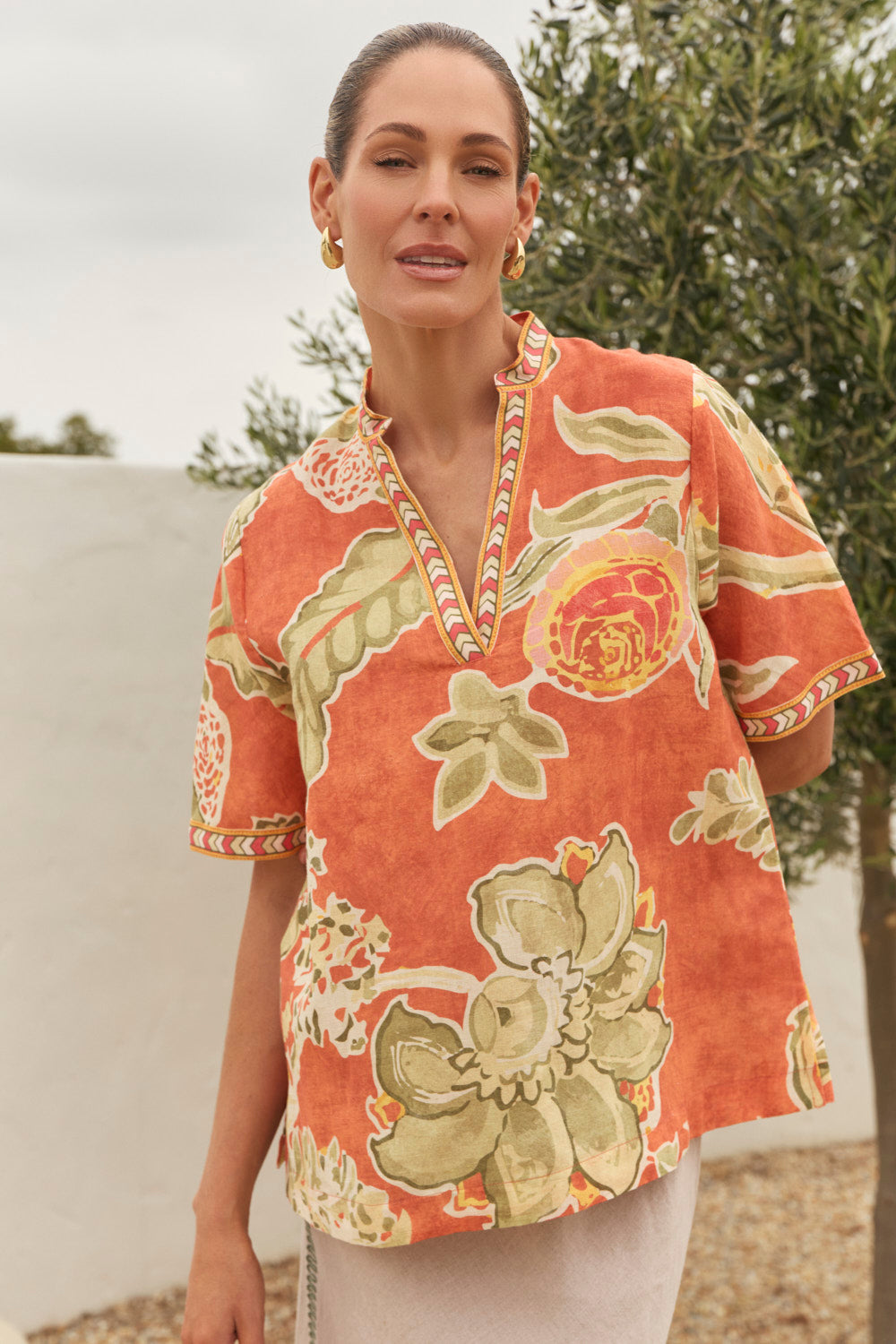 Samara Blouse in Palampore | Adrift Clothing