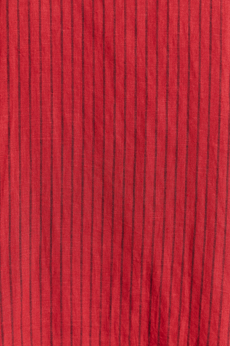 Claire Linen Sun Dress in Very Berry | Adrift Clothing